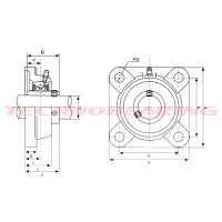 Подшипниковый узел UCF210 FKD купить в Беларуси | ТЕХНОБЕРИНГ